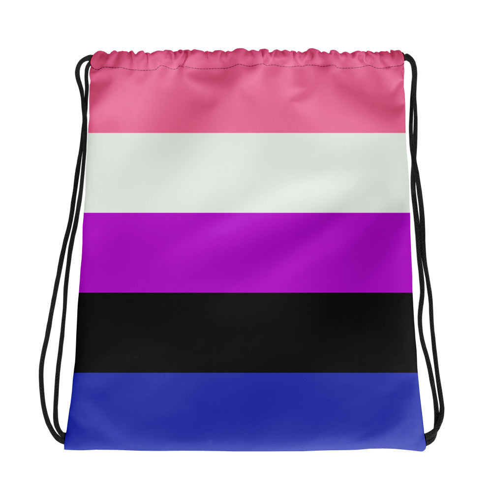Gender Fluid Pride Flag Drawstring Bag – The Rainbow Stores