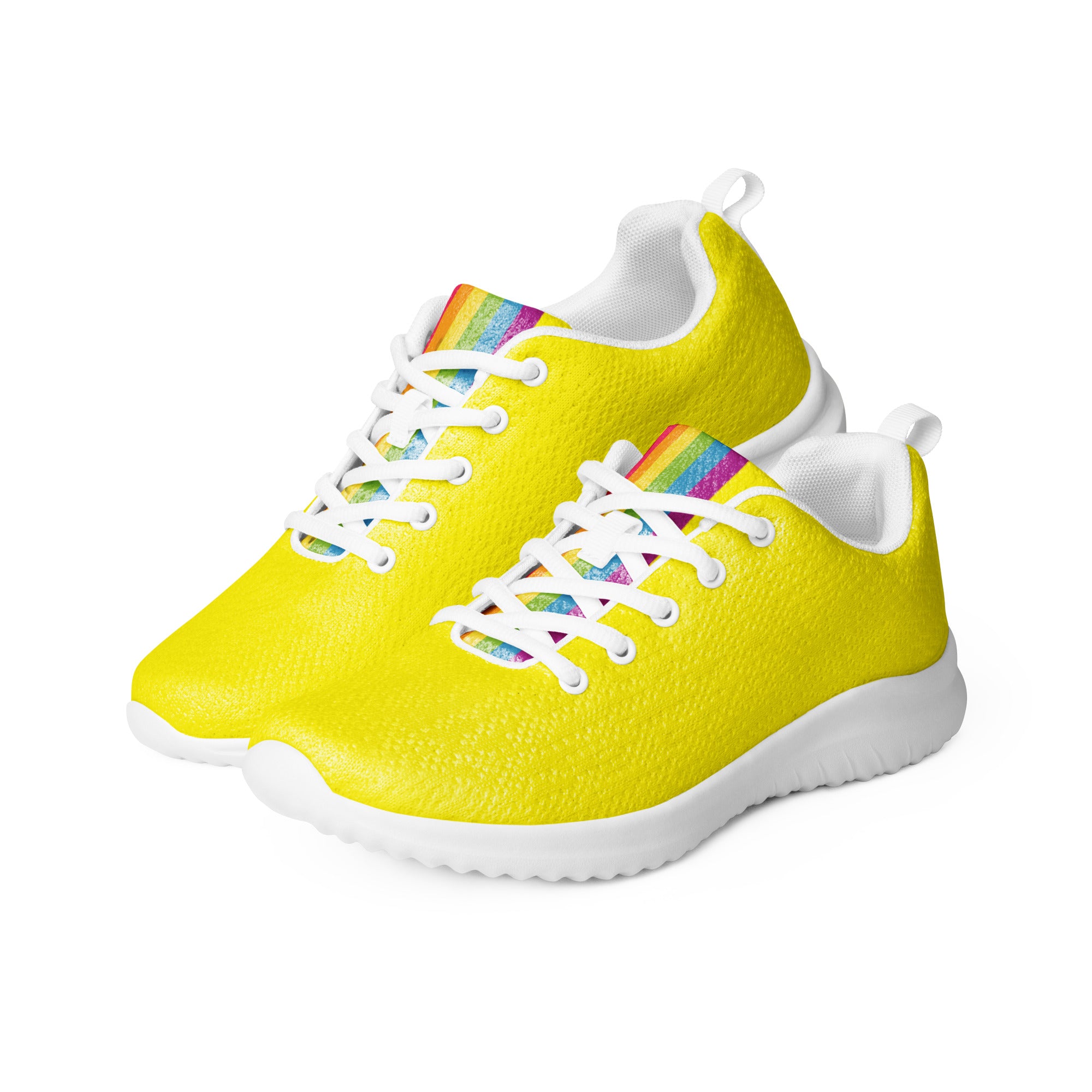 Yellow Rainbow Pride Trainers (female sizes) – The Rainbow Stores