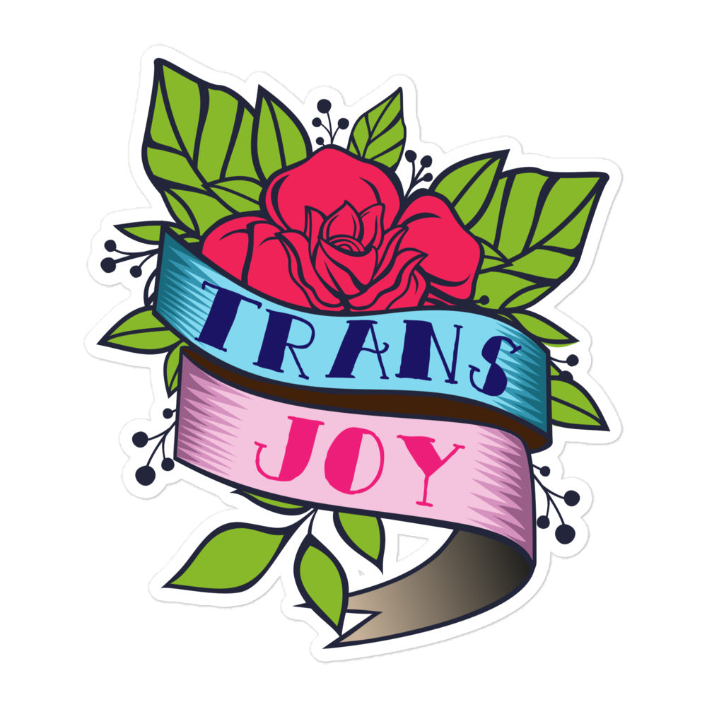 Trans Joy Tattoo Sticker – The Rainbow Stores